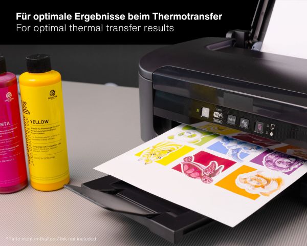 Sublimation paper for sublimation ink size A4 100 g m 100 sheets Sublimation Ink Printer Ink Octopus