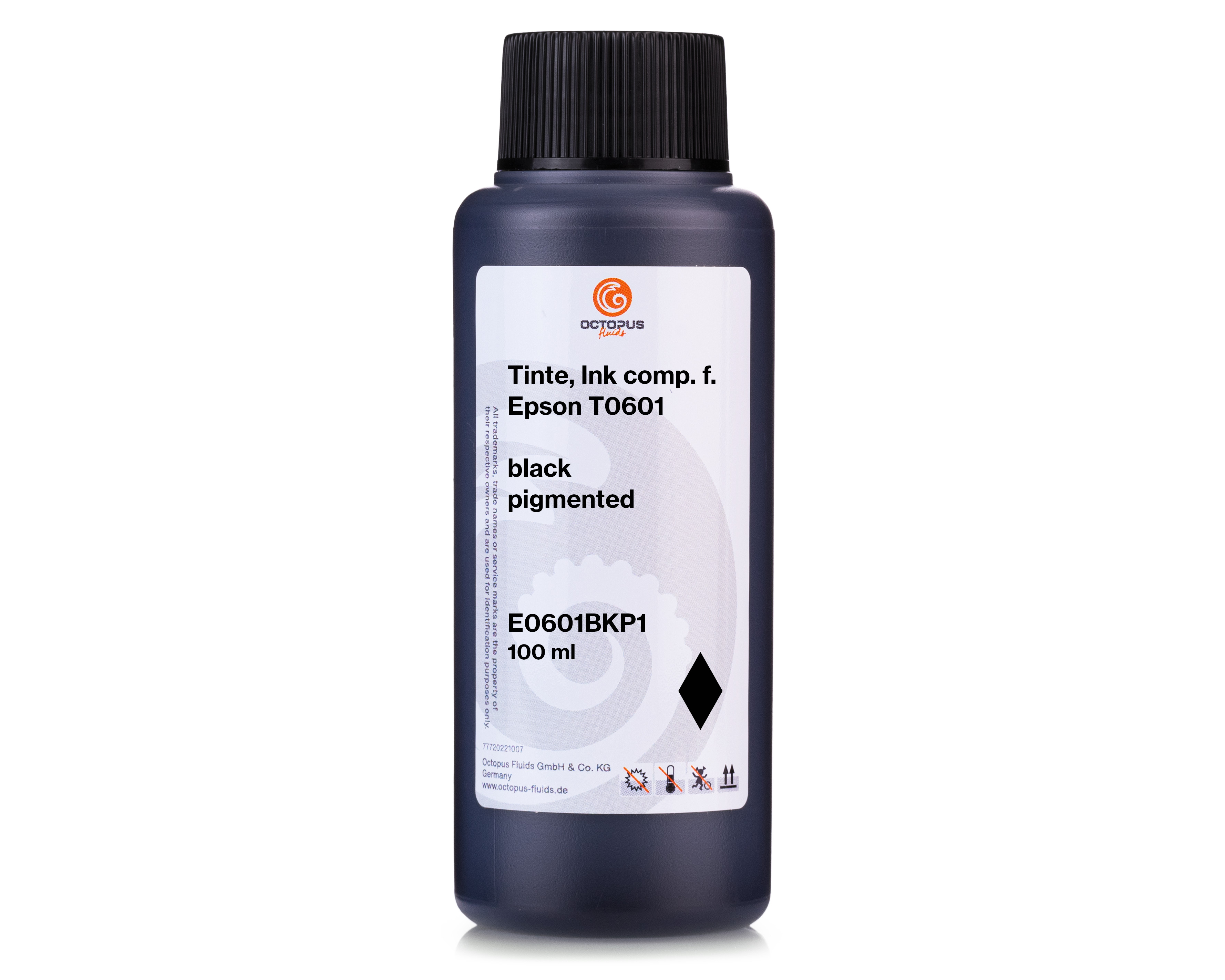 Nachfülltinte kompatibel für Epson T0601 schwarz pigmentiert | Octopus®